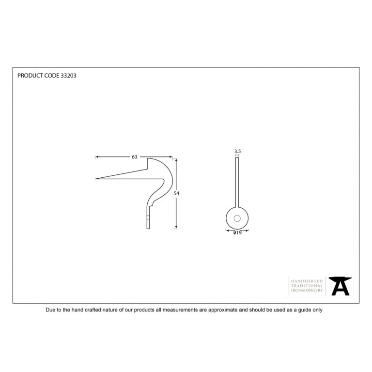 Beeswax Frame Keep Pin - Ironmongery From Period Home Style