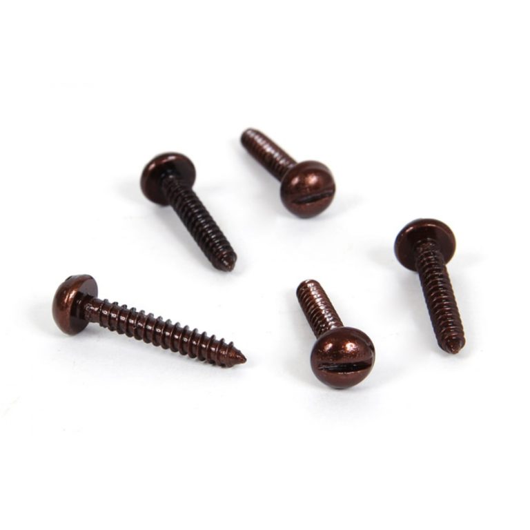 Bronze Round Head Screws (8 x 1") (25) - From Period Home Style